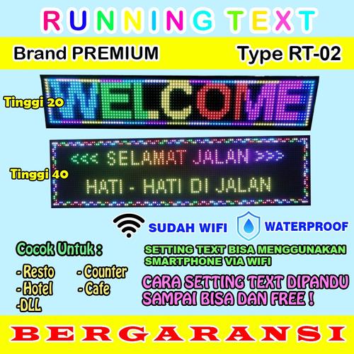 Jual RUNNING TEXT / RUNNINGTEXT / MODULE / MODUL / FULL COLOR / RGB ...