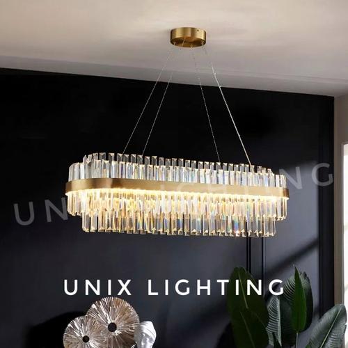 Jual LAMPU GANTUNG HIAS KRISTAL MINIMALIS MEJA MAKAN LG 7208/100*35 ...