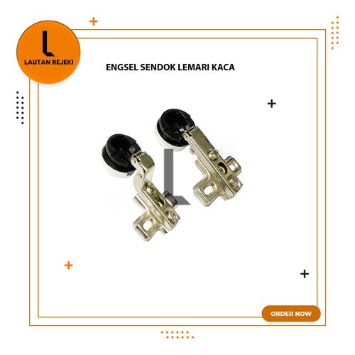 Jual Engsel sendok lemari kaca lurus huben 0 / 16 GH Chrome - GH0 ...