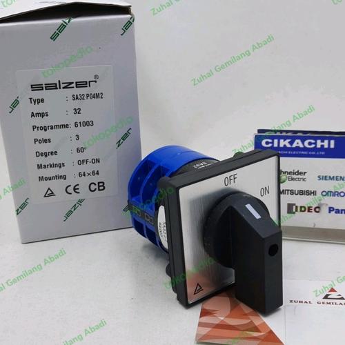 Jual SA32-2-2-61003 (OFF-ON), SELECTOR SWITCH ( CAM SWICTH ), SALZER ...