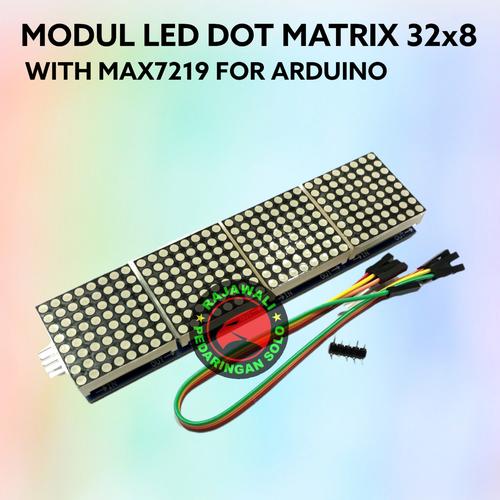 Jual MODUL LED DOT MATRIX MAX 7219 32x8 ARDUINO - Kota Surakarta ...