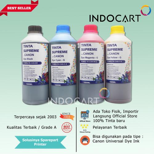 Jual Tinta Refill Printer Canon - 1kg Supreme - Dye - Black - Kota ...