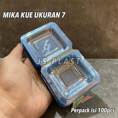 Jual (ISI 100pcs) Mika Kue Ukuran 7 - Mika Plastik 7 - Mika 7x 7c 7xc ...