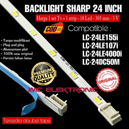 Jual Lampu led Tv Sharp. Led backlight tv sharp 24le155/ 24 sa 100% new ...