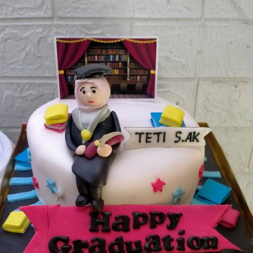 Jual cake tema graduation - Jakarta Timur - chars cake shop | Tokopedia