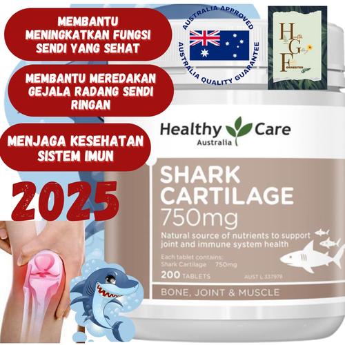 Jual Healthy Care Shark Cartilage 750mg 200 Tablets - Kota Tangerang ...