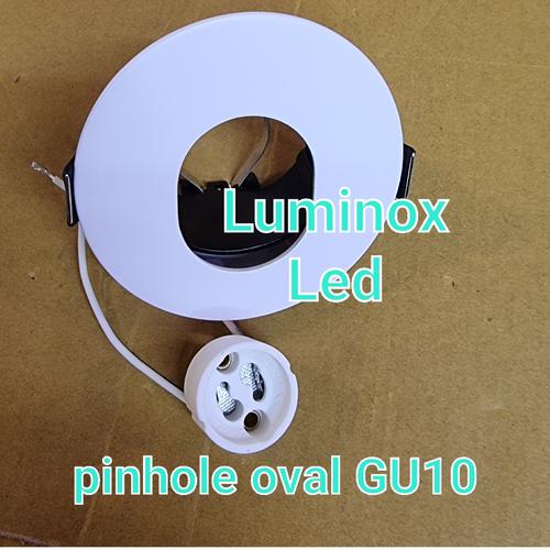Jual kap halogen led pinhole oval GU10 spotlight pin hole gu10 kosongan ...