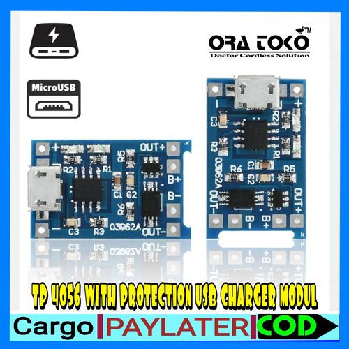 Jual TP4056 Charging Charge with Battery Protection Modul Cas 18650 ...