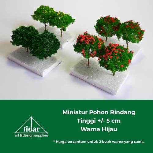 Jual MG - Miniatur Pohon Rindang Tinggi 5 CM - Beringin Cabang Hijau ...