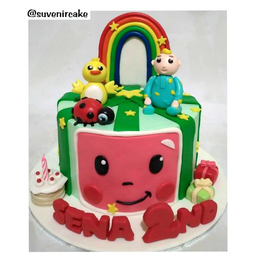 Jual Cake Cocomelon/kue ulang tahun cocomelon/kue ultah cocomelon/bday ...