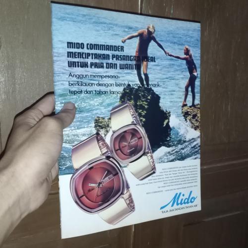 Jual Iklan Cetak Jadul Jam Tangan Mido - Kota Bandung - Kawan ...