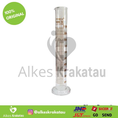 Jual Gelas Ukur 1000ml Pyrex / Measuring Cylinder 1000 ml / 1 Liter ...