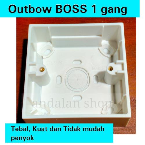 Jual outbow boss/outbow listrik/saklar boss - 2 gang - Jakarta Timur ...