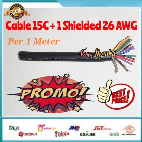 Jual Cable 15C + 1 Shielded 26 AWG Per 1 Meter - Jakarta Barat - toms ...