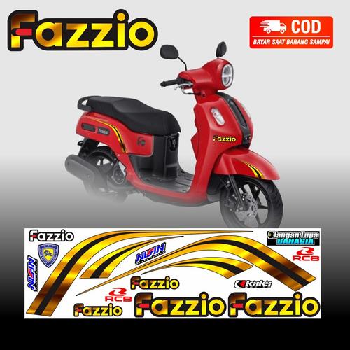 Jual STICKER STRIPING FAZZIO VARIASI GOLD LIS HITAM - Kab. Purwakarta ...