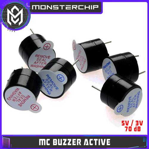 Jual Buzzer Speaker Active 5V/3V For Arduino Uno Mega Mini Nano ...
