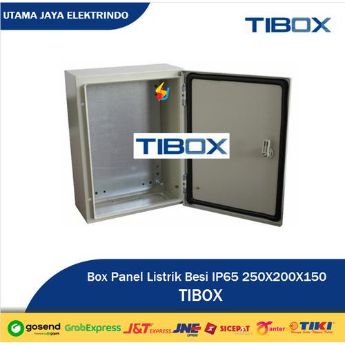 Jual BOX Panel Besi/Plat IP65 250x200x150mm TIBOX - ORIGINAL - Jakarta ...