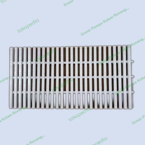 Jual Grill Overflow Lebar 30cm PUTIH 3 Pin | Tutup Saluran Got Kolam ...
