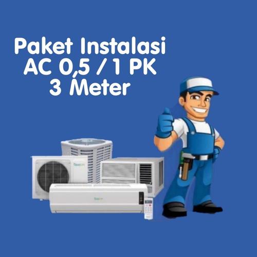 Promo Paket Instalasi AC Split Wall 1/2PK - 2PK material 3 dan 5 meter ...