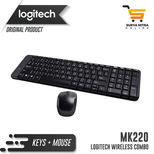 Jual Logitech MK220 / MK 220 WIRELESS COMBO Mouse and keyboard - Kota ...