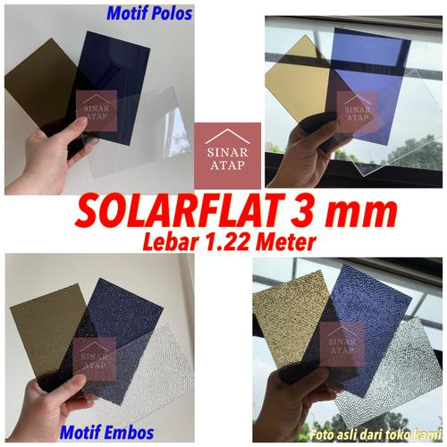 Jual SOLAR FLAT TEKSTUR EMBOSSED atau POLOS TEBAL 3 MM - Kota Tangerang ...