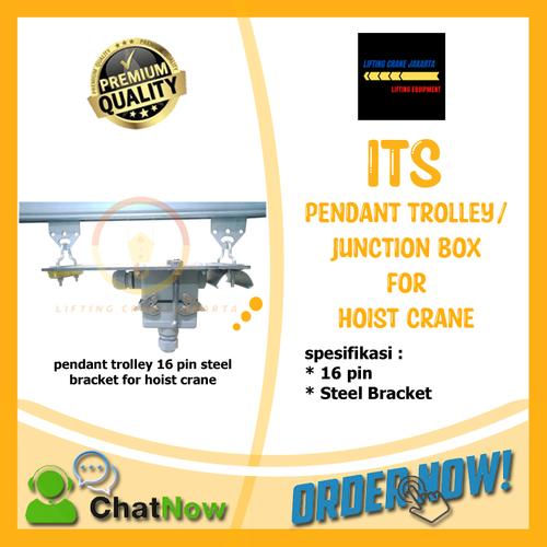 Jual Pendant Trolley Junction Box 16 Pin PVC Bracket for Hoist Crane ...