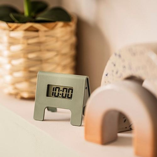 Jual Jam Beker/Jam Meja/Jam Alarm Modern Cantik Fleksibel Hijau, 4x6 cm ...