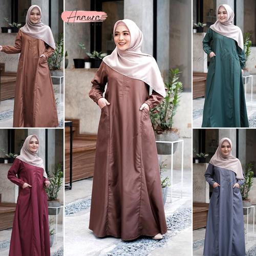 Promo Gamis Muslim Wanita Dress Mikaila Toyobo Fodu Premium Tebal dan ...