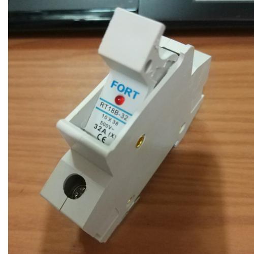 Jual Fuse holder with Lamp atau Din Rel mounting fuse holder model MCB ...
