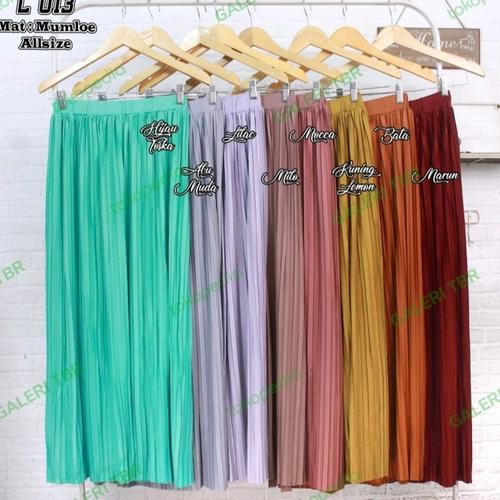 Jual Rok Panjang Premium Plisket Import Korea Model Lurus Lidi Bagus L015 - CRISTAL PINK - Kota ...