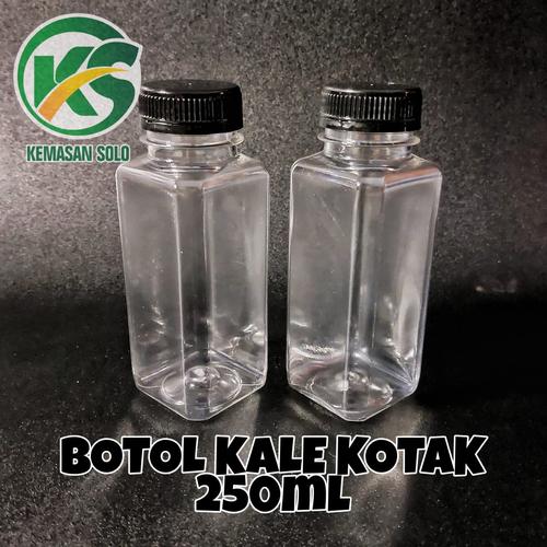 Jual BOTOL PLASTIK KALE KOTAK / BOTOL KICK JUS KOPI 250 ML - Kota ...