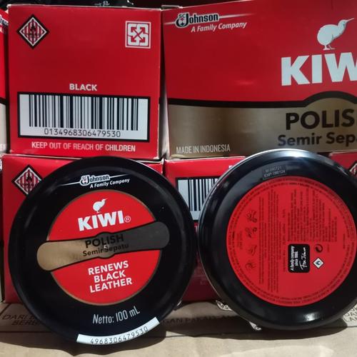 Jual kiwi Polish Semir sepatu Black 100ml - coklat45 sikat - Kab. Bogor ...