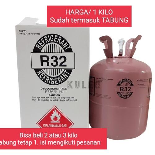 Jual freon r32 1kg - isi R32 3 KG - Kab. Bekasi - GEBE TECHNIC | Tokopedia