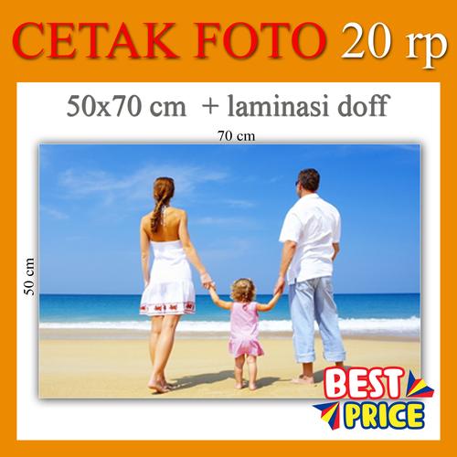 Jual CETAK FOTO BESAR UKURAN 20RP ATAU 50X 70 CM FOTO SUDAH DILAMINASI ...