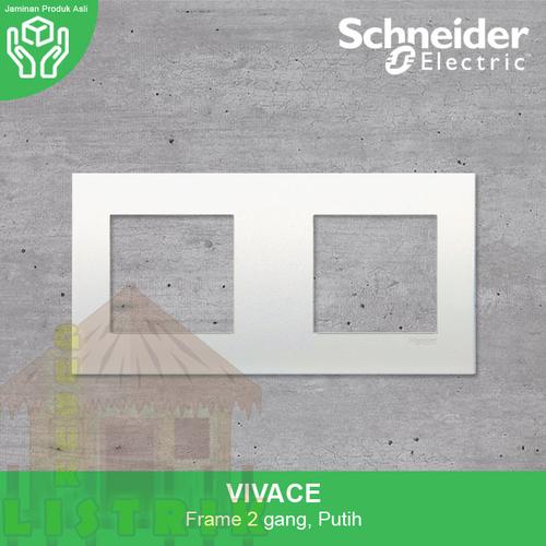 Jual Vivace Frame 2 Gang Putih KB21 Schneider - Kab. Sidoarjo - Gubuk ...