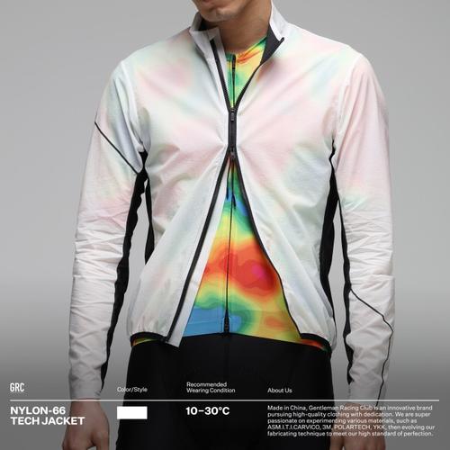 Jual GRC NYLON-66 TECH JACKET WHITE - GRC CYCLING BICYCLE SPORT GRC ...