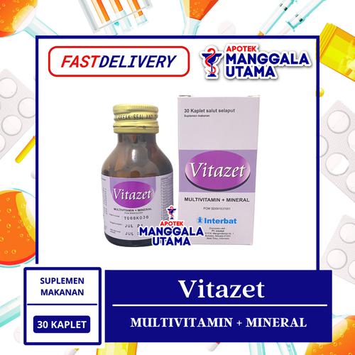Jual VITAZET MULTIVITAMIN + MINERAL @ 30 KAPLET - Kota Palembang ...