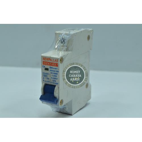 Jual MCB Stut 1Phase 4 Ampere / MCB 4A 1P New Pallas - Kota Medan - komet cahaya abadi | Tokopedia