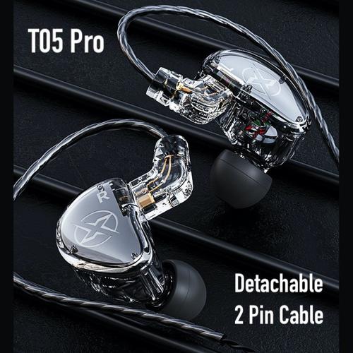 Jual FONGE T05 Pro with Mic Headset Deep Bass Earphone Detachable Cable ...