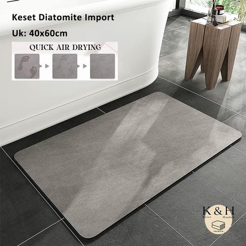 Jual Keset Batu Diatomite 40 x 60 cm Quick Dry / Cepat Kering - Kamar ...