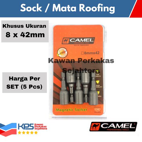 Jual CAMEL Mata Bor Sock Roofing Magnet 8 x 42mm | Sok Ruping Baja ...