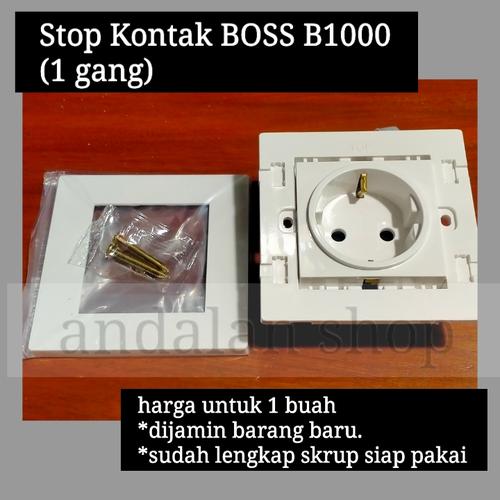 Jual stop kontak boss/stop kontak b1000 boss/stop kontak bagus boss ...