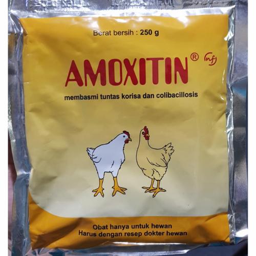 Jual Amoxitin 250 gram obat ayam pilek ngorok korisa dan colibacillosis ...