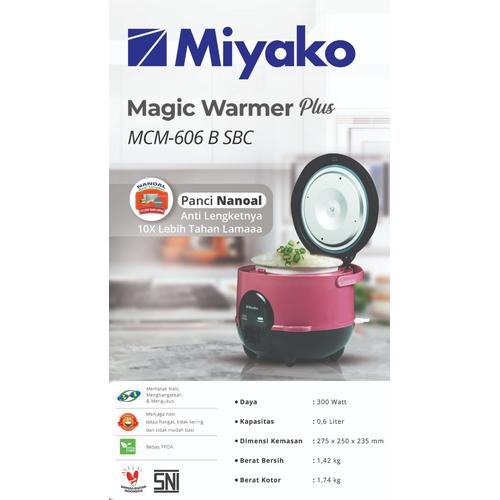 Jual Rice Cooker Miyako MCM 609 Magiccom kecil 0,6 liter - 609 - Kota ...