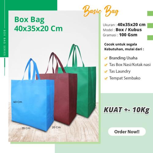Jual Tas Spunbond Besar | Tas Sembako Tas Laundry | Ukuran 40x35x20 ...
