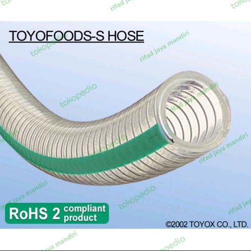 Jual selang toyofoods S spring size 2" inchi meteran Toyox hose ...