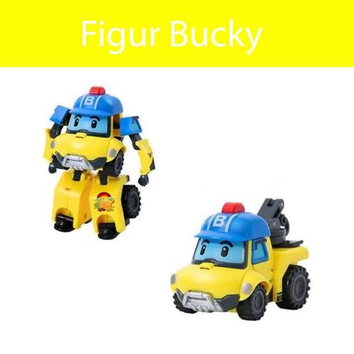 Jual Mainan Anak Action Figur Robocar Poli Bucky Mobil Transform Robot ...