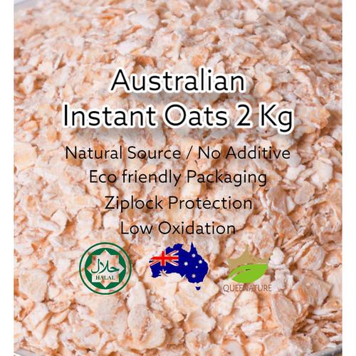 Jual Oats Australian Instants Oats instan Oat Menir Gandum Instan 2 kg ...