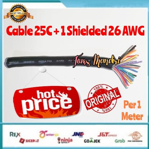 Jual Cable 25C + 1 Shielded 26 AWG Per 1 Meter - Jakarta Barat - Toms ...
