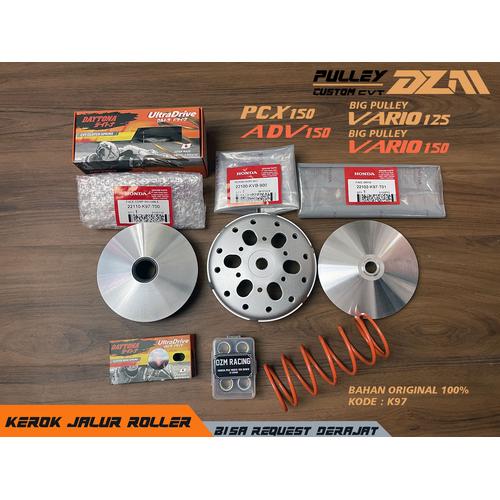 Jual FULL pulley pully puli custom rumah roller PCX 150 ADV 150 DAYTONA ...